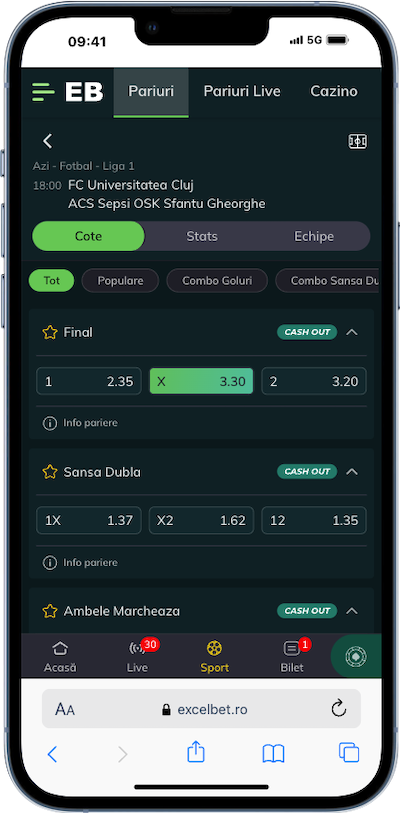 Excelbet » Merită să deschizi cont? (+500 lei freebet)